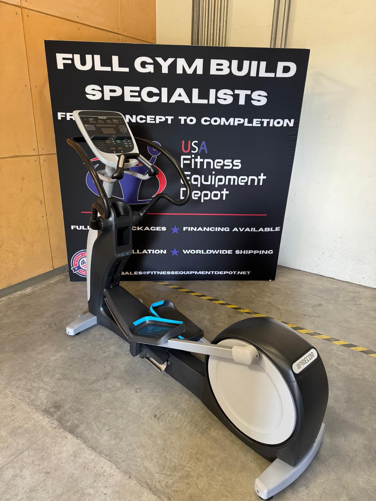 Precor EFX 833 Lower Body Elliptical Converging Ramp P30 Console *REFU ...