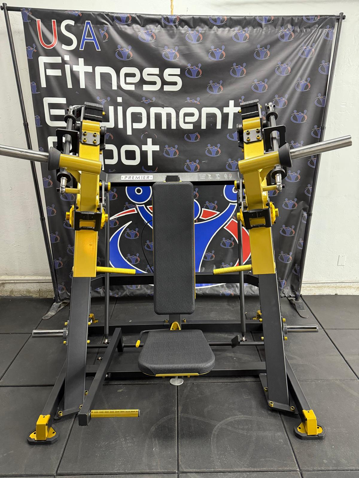 Premier Strength Titan Series Incline Chest Press (Gold) *NEW* – USA ...